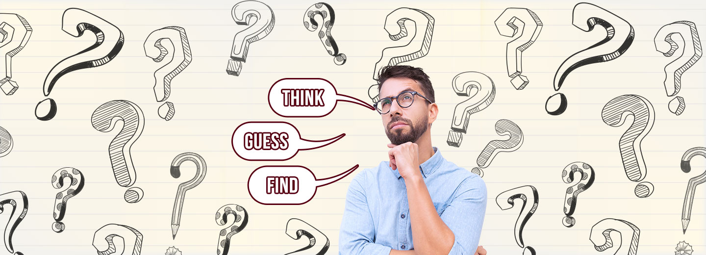 Qual é a diferença entre THINK, GUESS e FIND? | Blog Fisk
